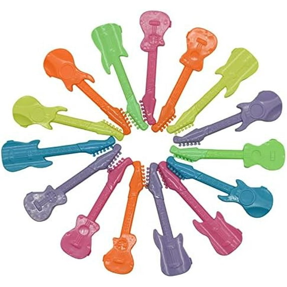 48 PCS Mini Guitar Ballpoint Pens Novelty Music Pen Candy Color Simple ...