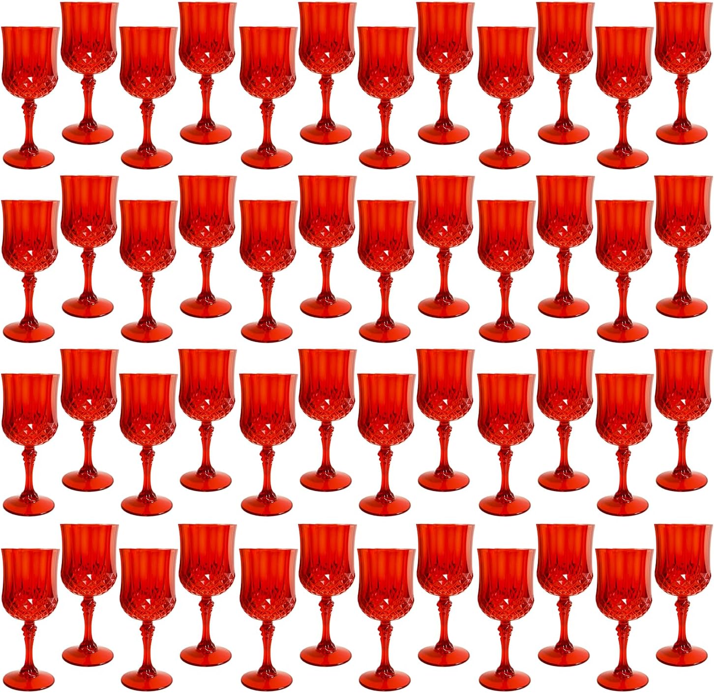 Plastic Wine Glasses，Plastic Goblets Vintage Style Cordial Drinking ...