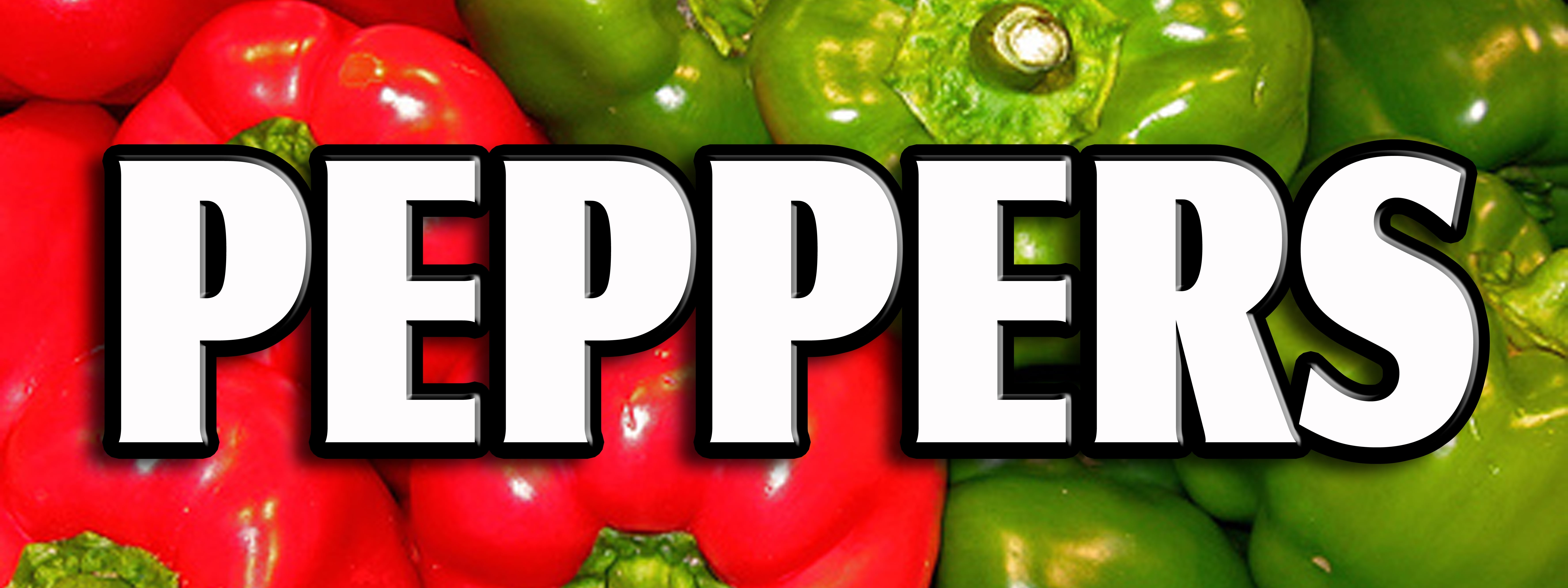 48" PEPPERS DECAL sticker hot spicy sweet jalapeno - Walmart.com