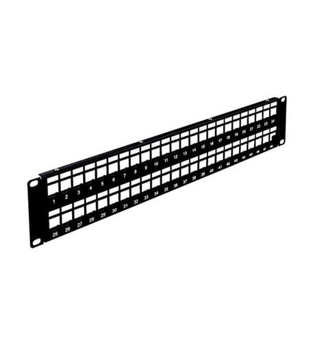 48 PORT BLANK PATCH PANEL 2U Patch Panels and Blocks - Walmart.com