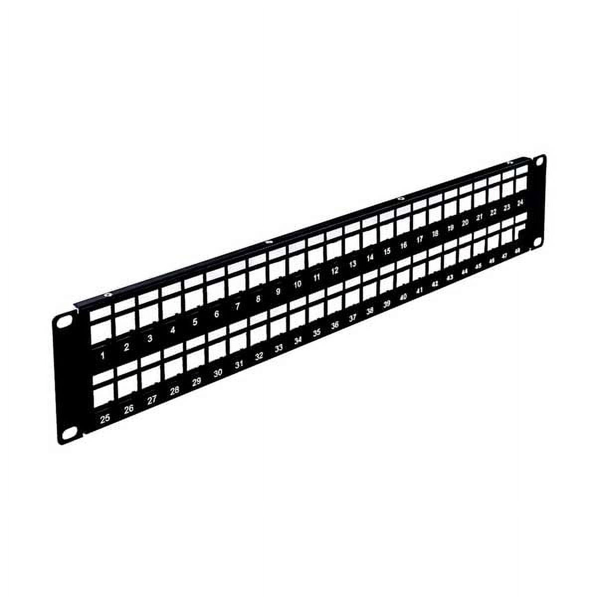 48 PORT BLANK PATCH PANEL 2U - Walmart.com