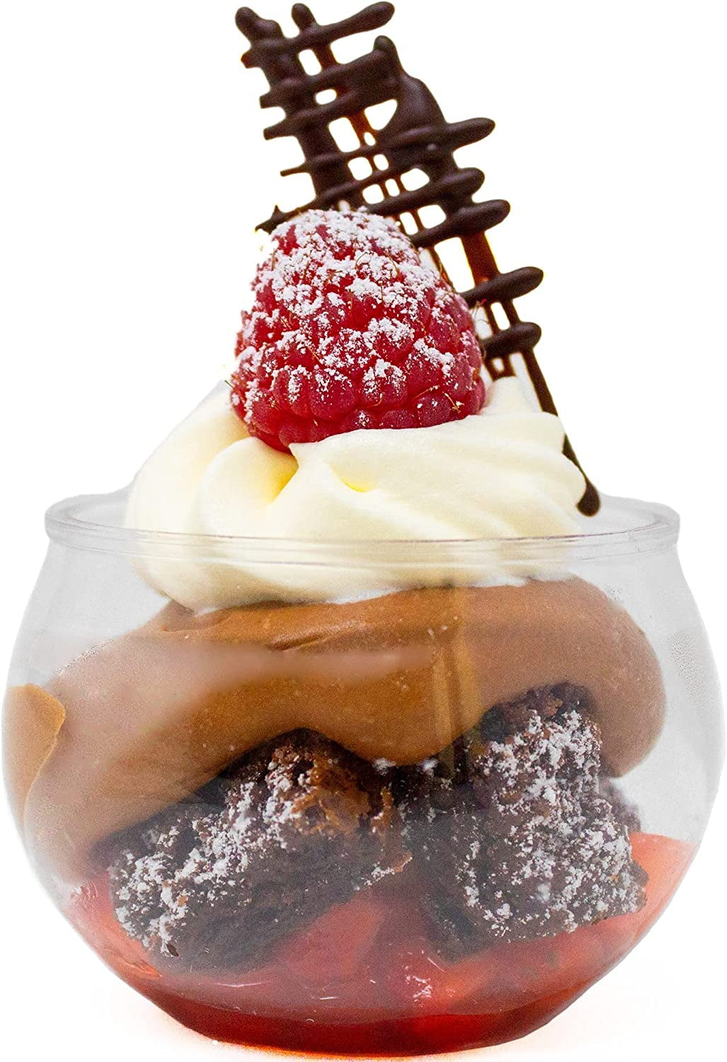48 Pack 3 oz. Sphere Mini Dessert Cups Parfait Professional-Grade ...