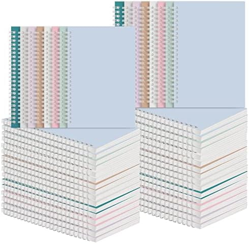 48 Pack A5 Spiral Notebook College Ruled Spiral Notebook Bulk Inches ...