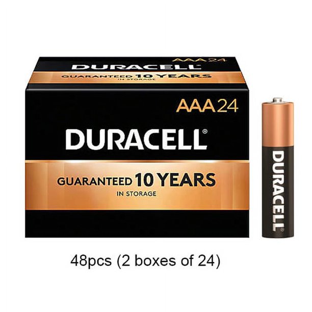 48-Pack AAA Duracell Coppertop MN2400 Alkaline Batteries - Walmart Business Supplies