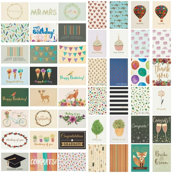 Assorted All Occasion Cards Box Set Pack
