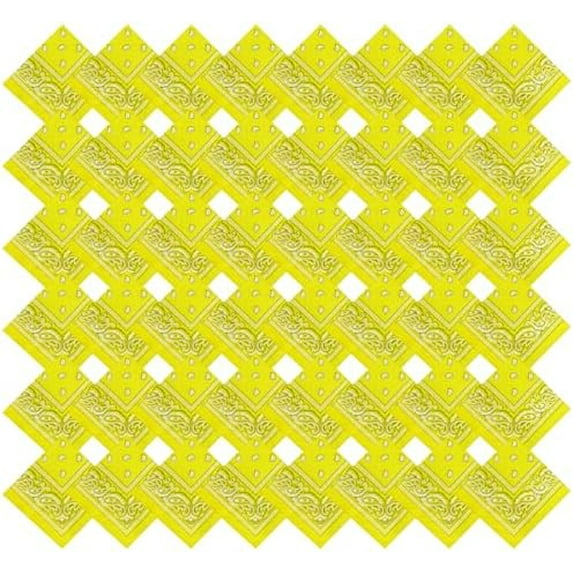 48 Pack Bandanas for Women Men Cowboy Bandana Handkerchief Headband ...