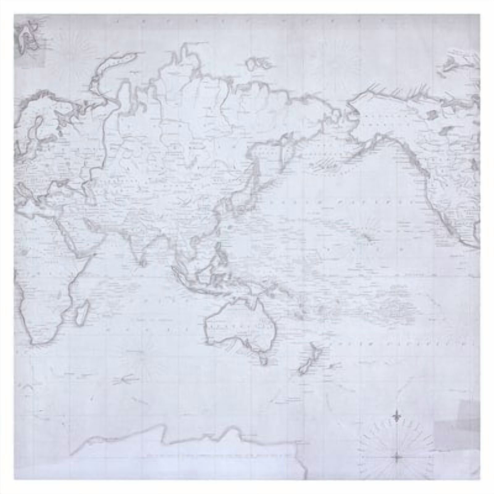 48 Pack: Black & White World Map Cardstock Paper by Recollections™ - 12 ...