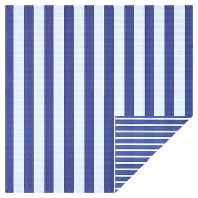 Recollections Blue & White Stripe Double-Sided Cardstock Paper, 12" x ...