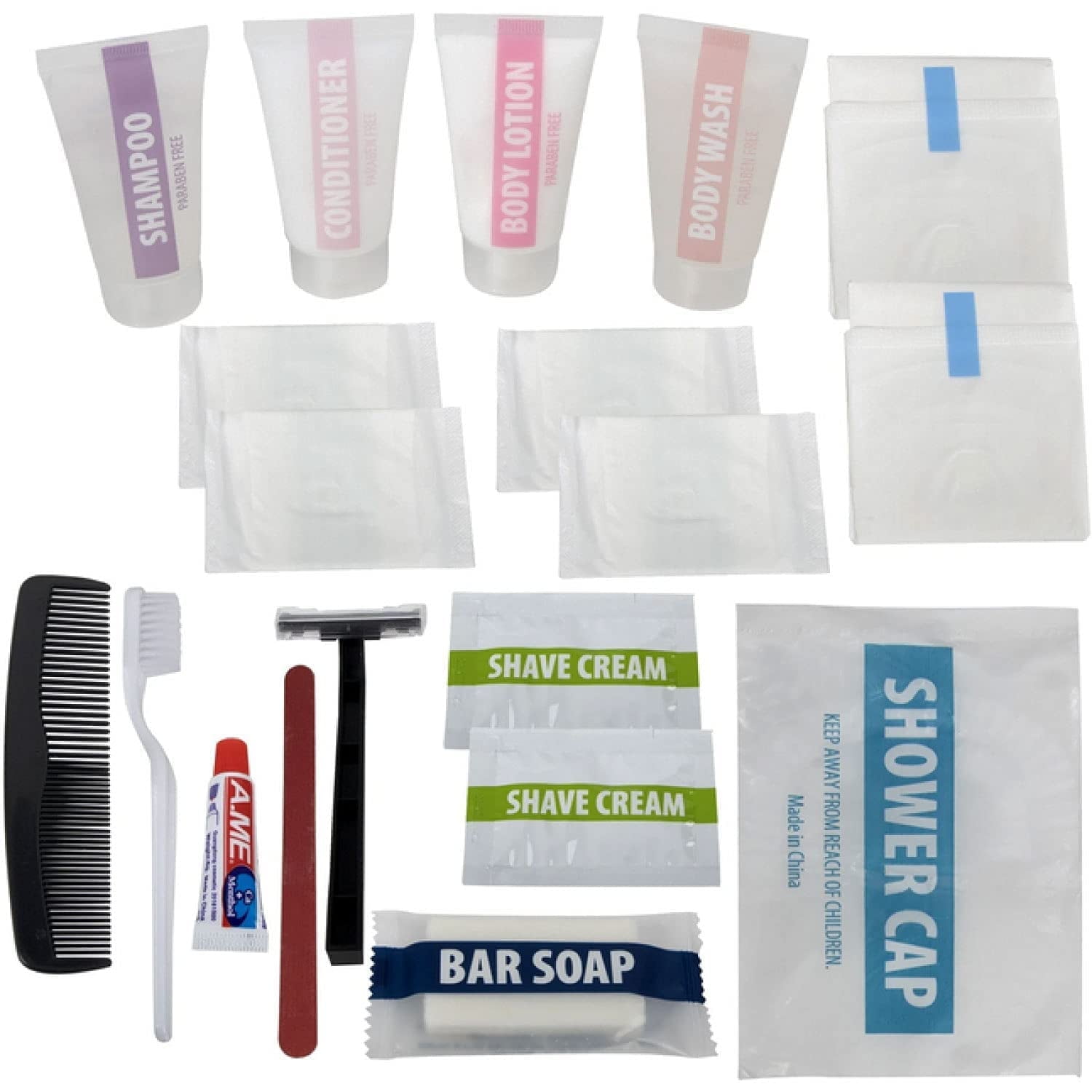 (48 Pack) Bulk Female Hygiene Supplies for Homeless Women, Travel ...