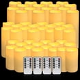48-Pack LED Flameless Candles with Remote Control - Perfect for Home ...