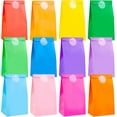 48 Pack Paper Bags with Stickers, 8.8"x4.7"x3.1" Party Favor Treat Bags ...
