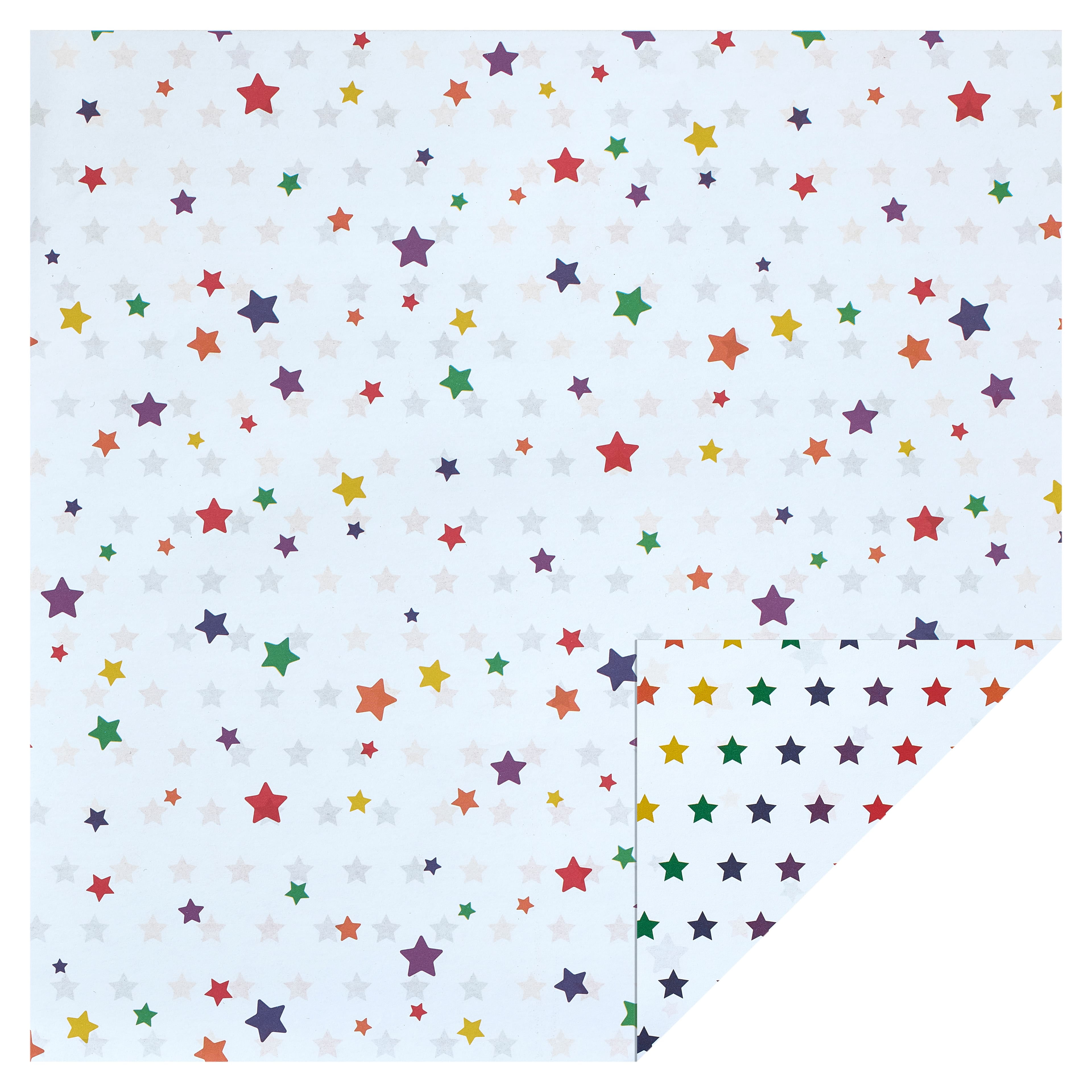 48 Pack: Rainbow Star Double-Sided Cardstock Paper by Recollections ...