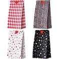 48 Pack Valentine Treat Bag Heart Party Favor Bags for Kids Goodie ...