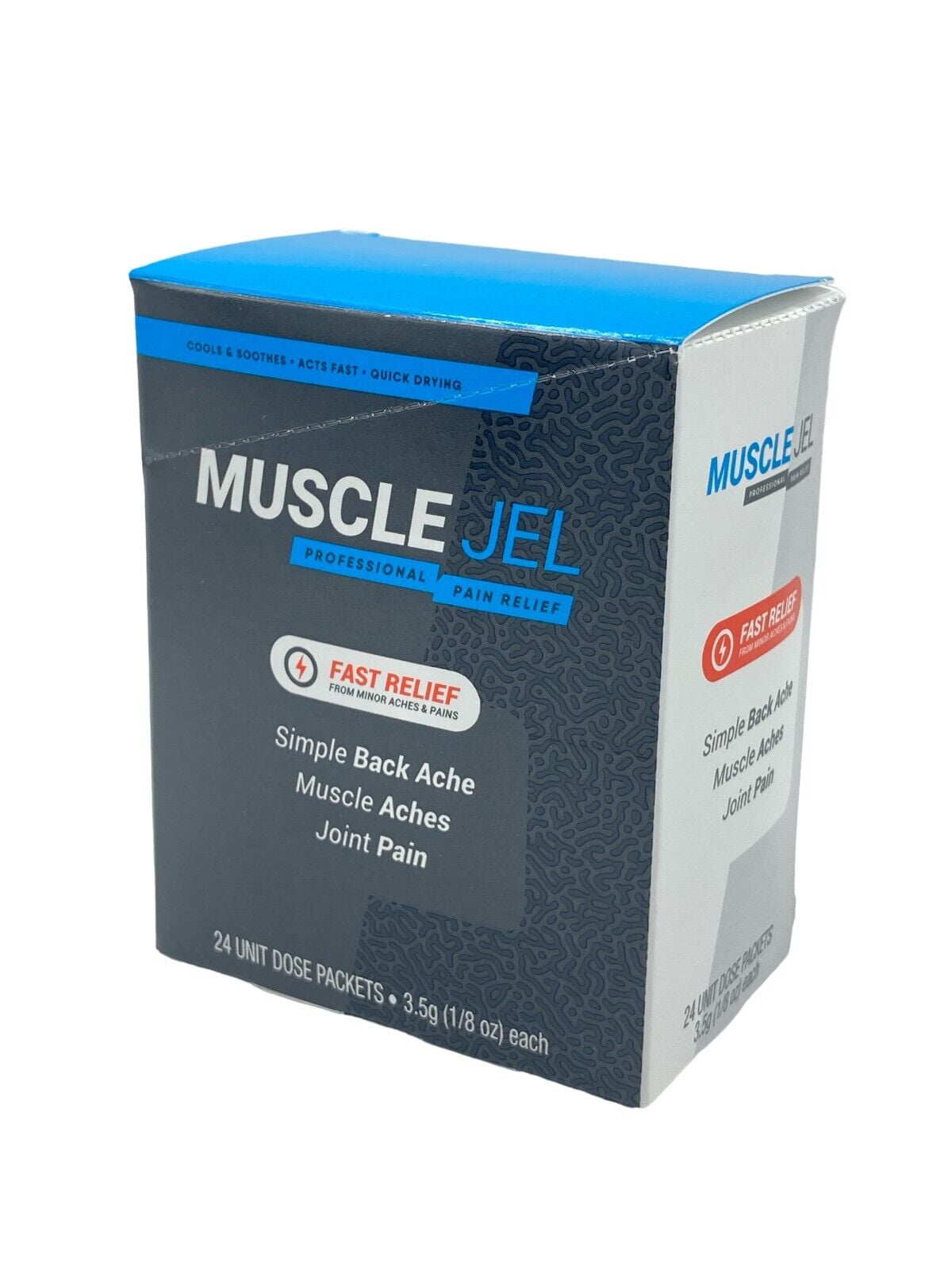48 Packets -1/8 oz Pain Relieving Gel - Muscle Jel – Fast Relief by ...