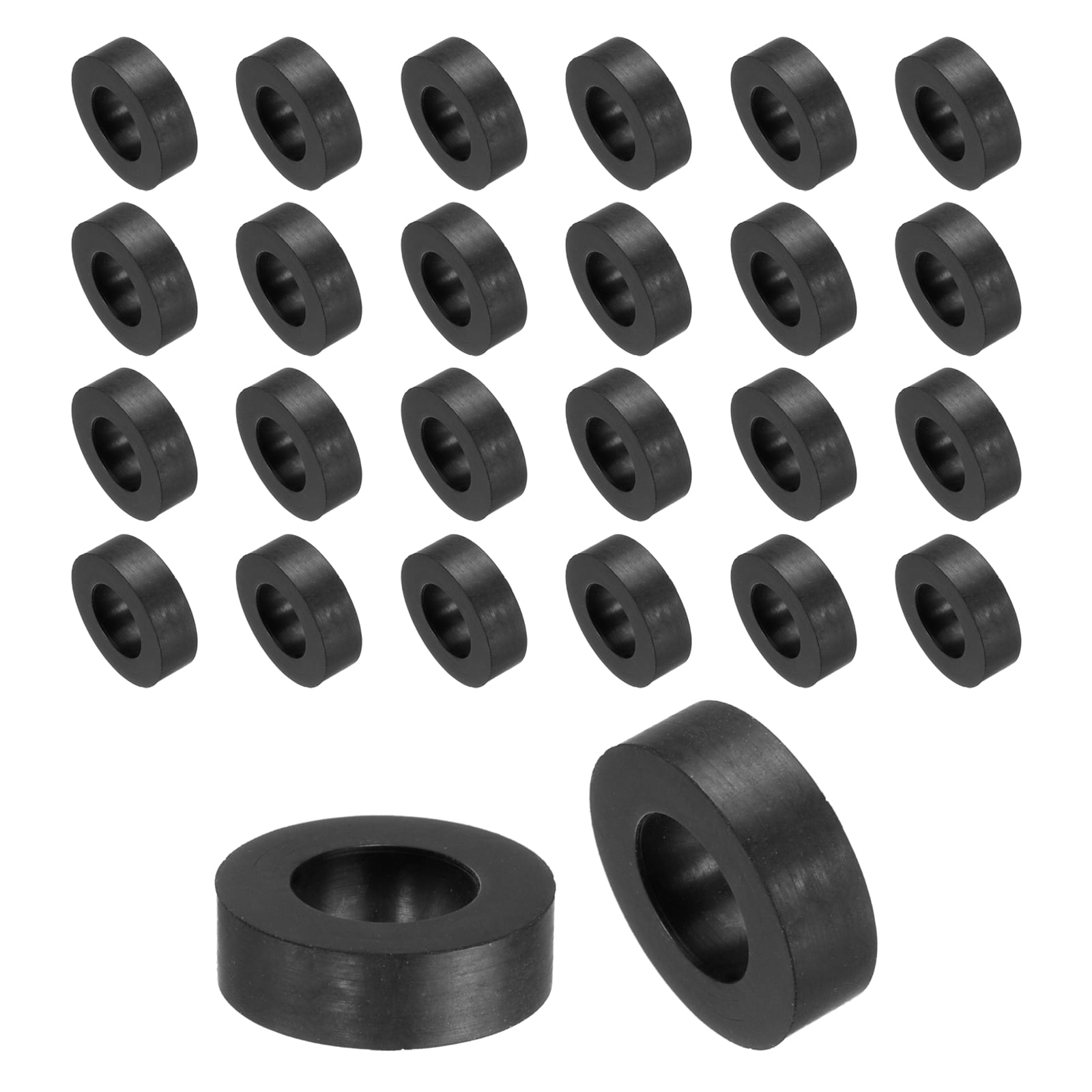 48 Packs Rubber Spacers 16mm OD, 8.5mm ID, 5mm Height Round Anti ...