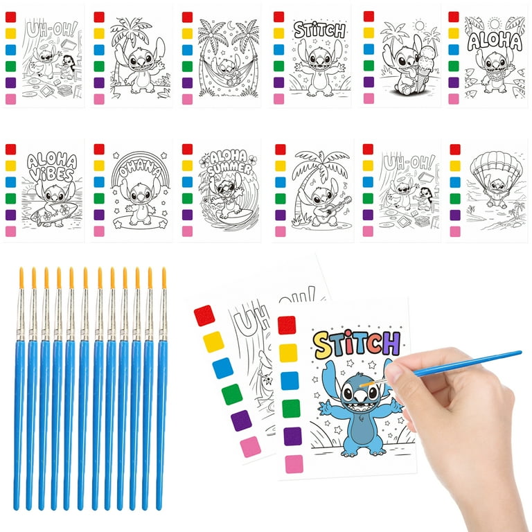 birthday coloring pages stitch
