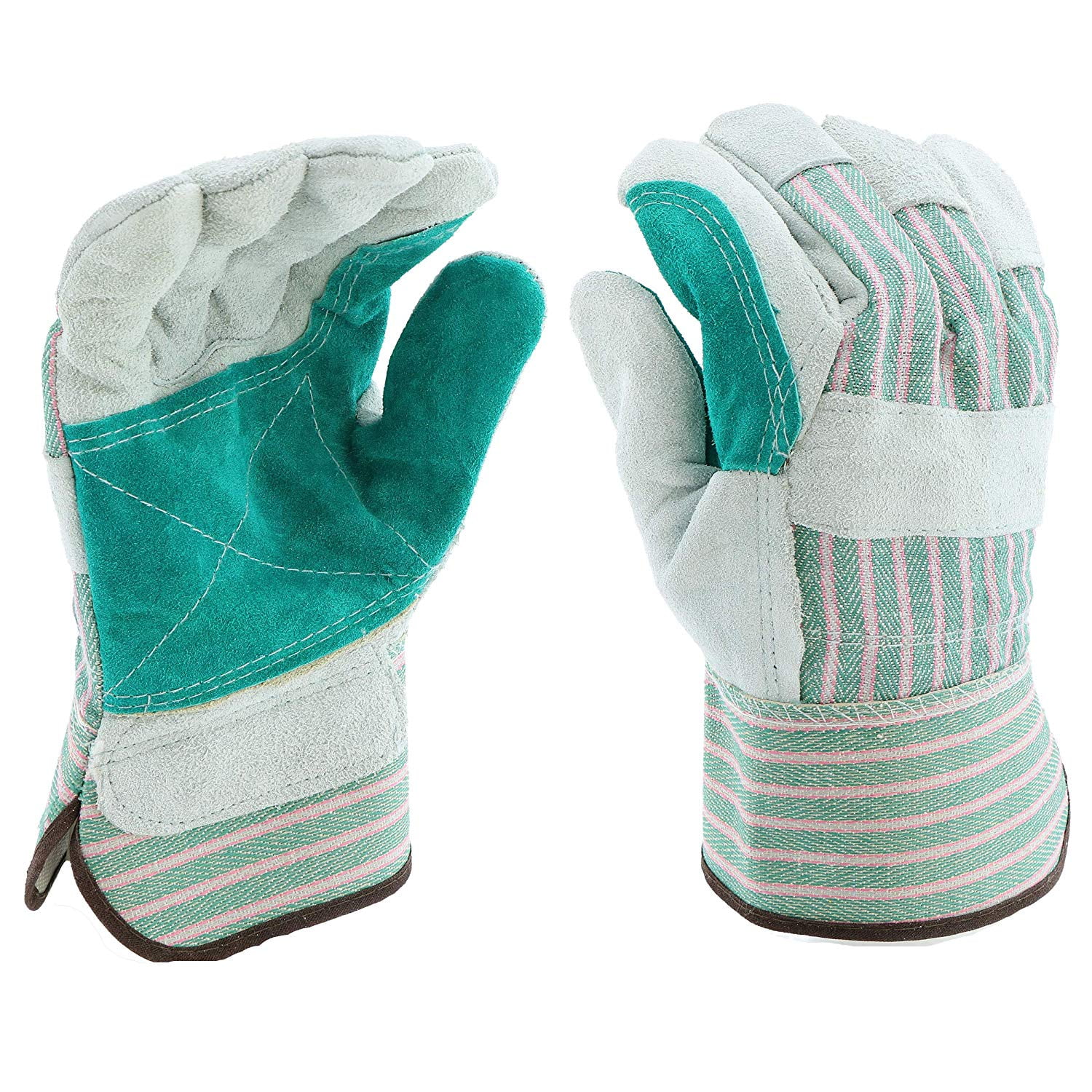 48-Pair Heavy Duty Work Gloves with Safety Cuff and Wing Thumb for ...