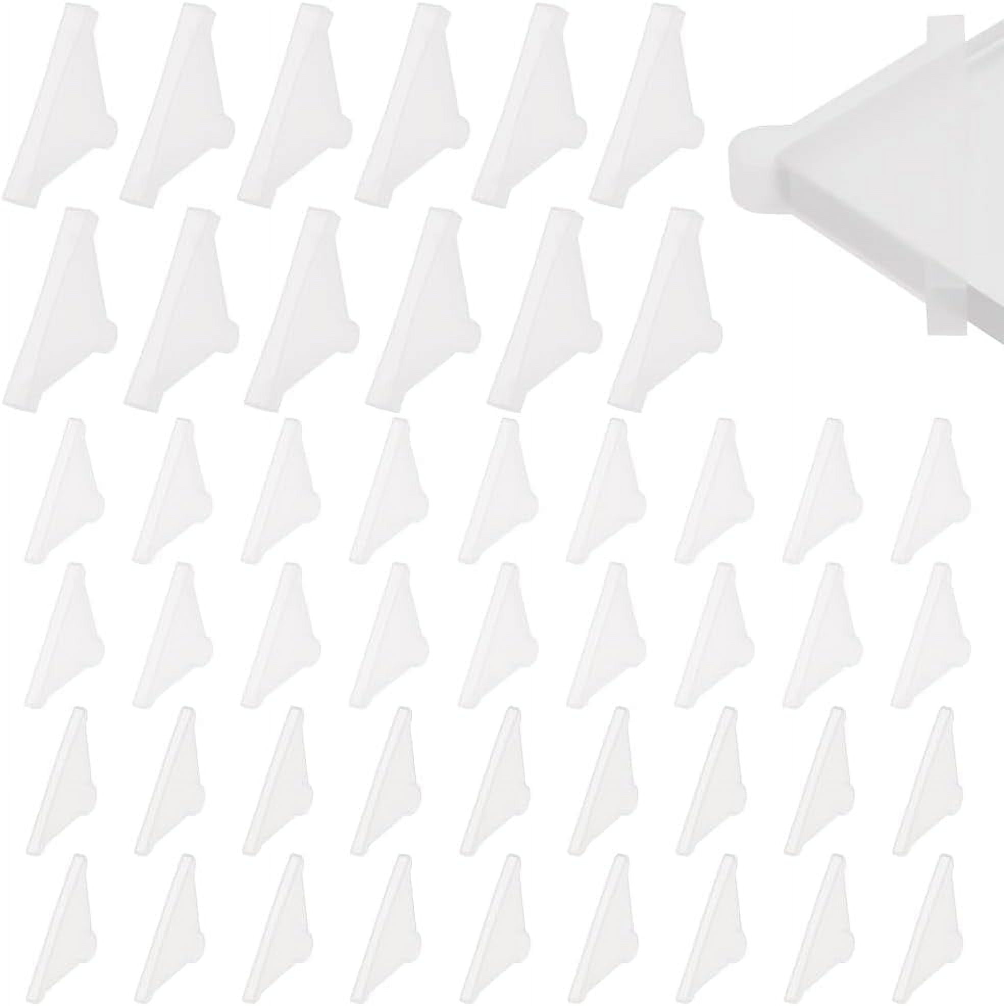 48 Pcs 3 Szie Plastic Corner Protectors Edge Bumpers Edge Guards Corner Cushion Triangle Edge ...