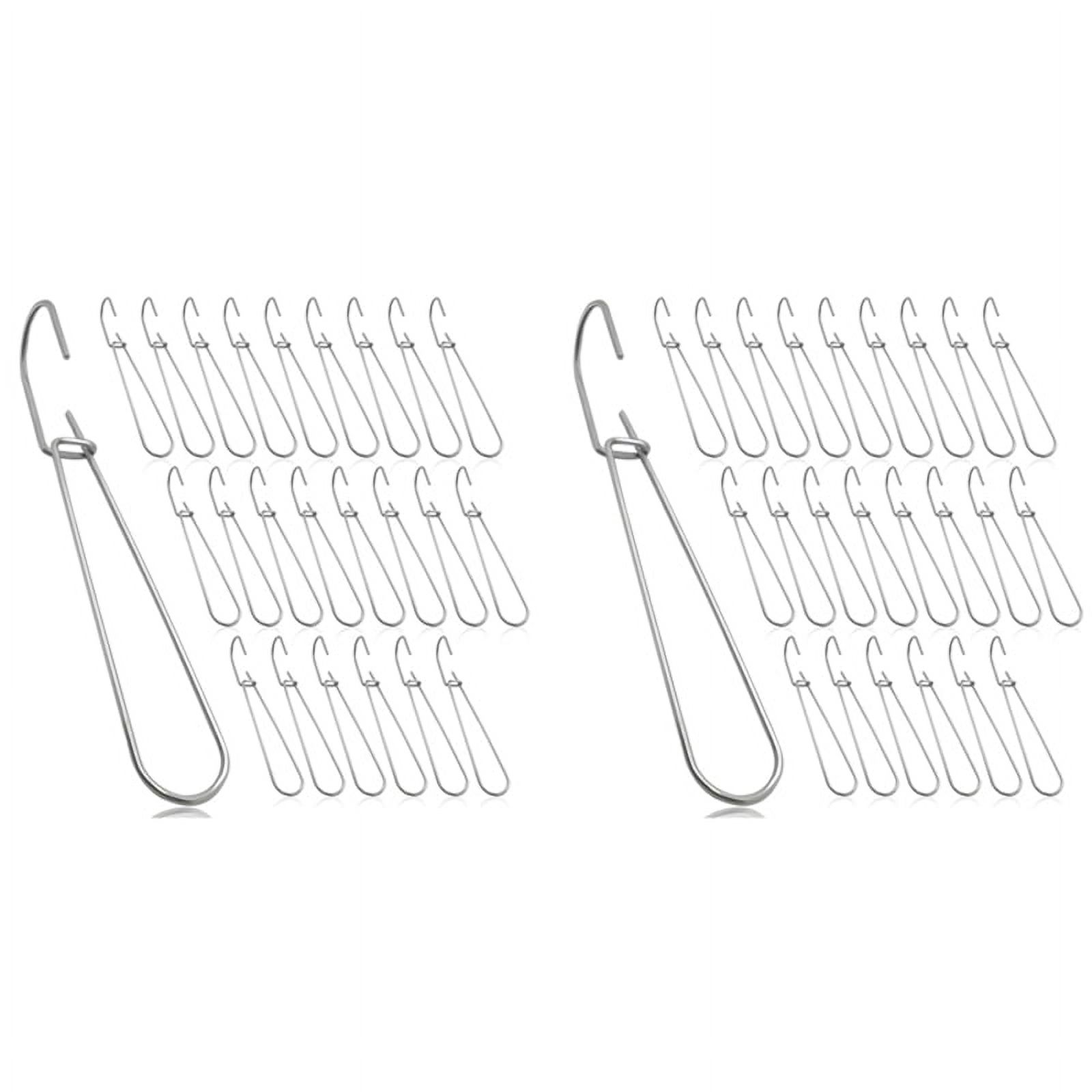 48 Pcs 7.3 Inch Metal Pattern Hooks Sewing Pattern Making Hanging ...