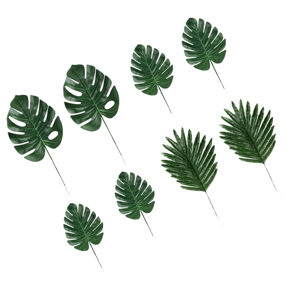48 Pcs Artificial Plants Simulation Leaves Greenery Leaves Lifelike ...