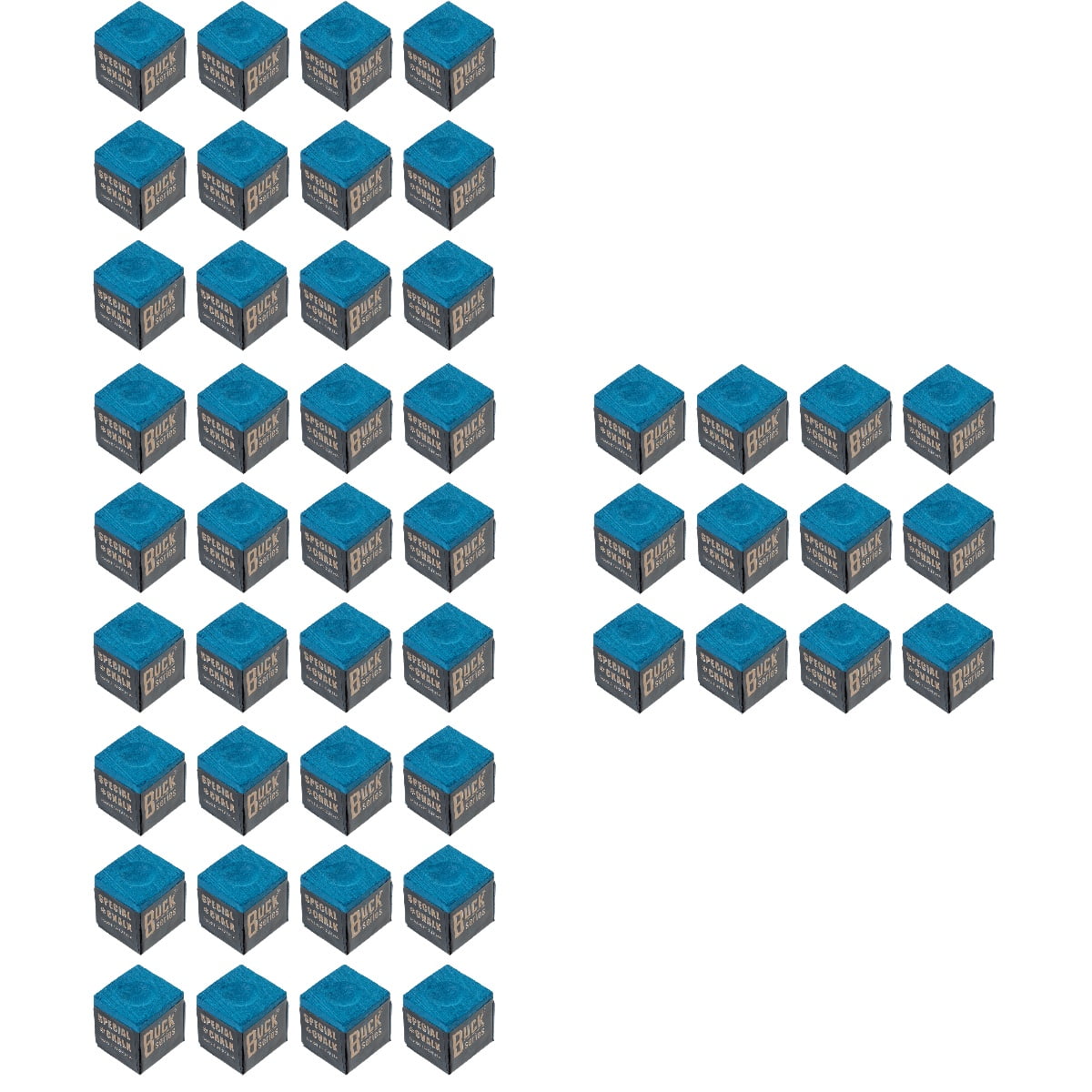 48 Pcs Billiard Stick Wiping Chalk Cue Friction Increasing Powder Pool ...