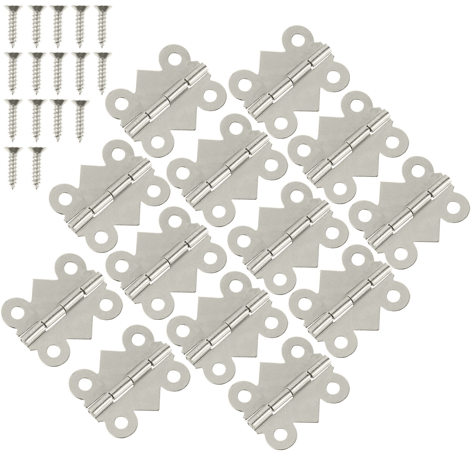 48 Pcs Butterfly Hinge Furniture Hinges Hole Hinges Miniature Hindges ...