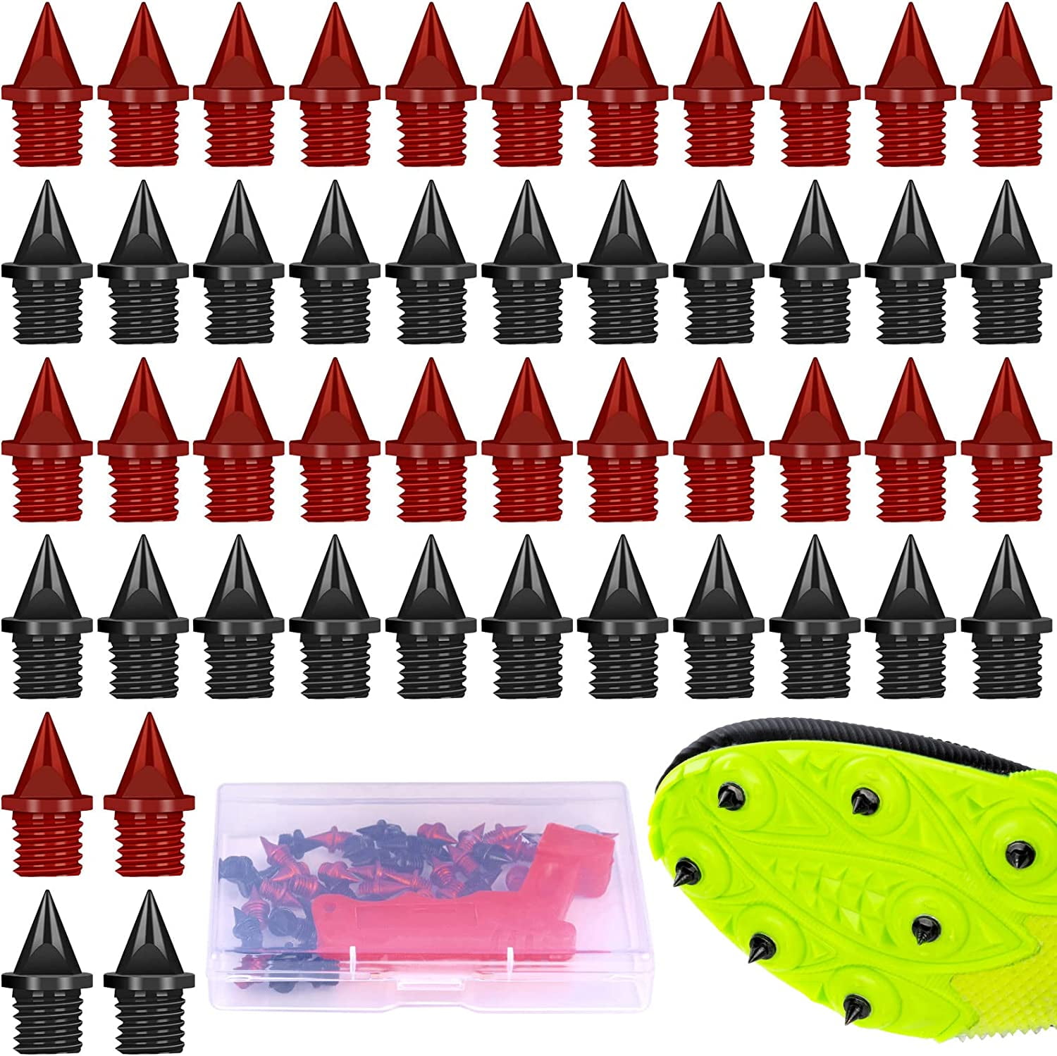 48 Pcs Carbon Track Spikes for Competition, Lighter Weight Spikes Track ...