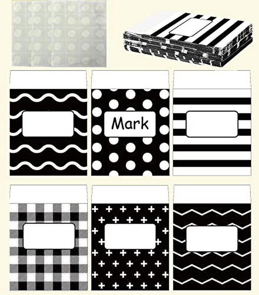 48 Pcs Class Library Jobs Bulletin Board Pocket Chart Set Colorful ...