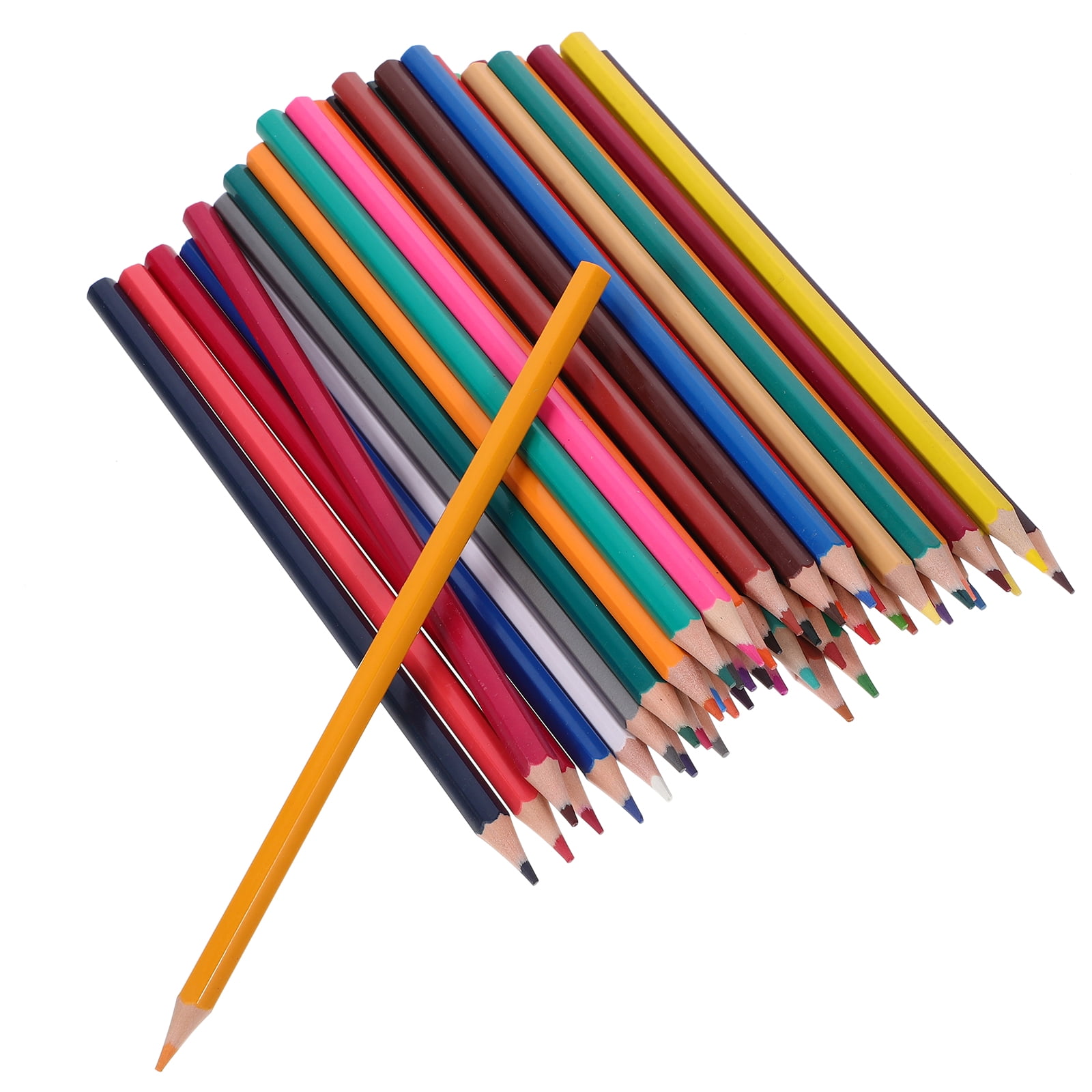 48 Pcs Colored Pencils Charcoal Coloring School Drawing Wooden Major ...