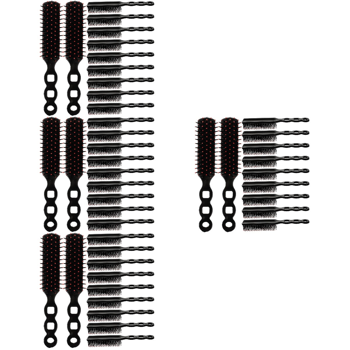 48 Pcs Combs Hair Styling Comb Practical Hairbrushes Curl Styling Comb ...