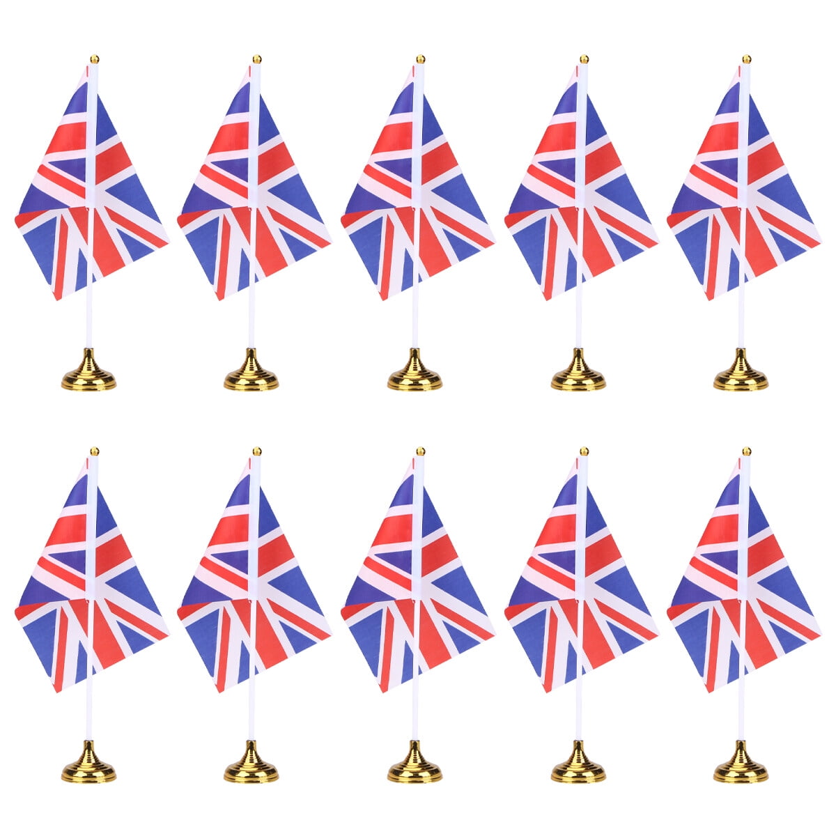 48 Pcs Creative UK Desktop Flag UK National Country Flag Tabletop Flags ...