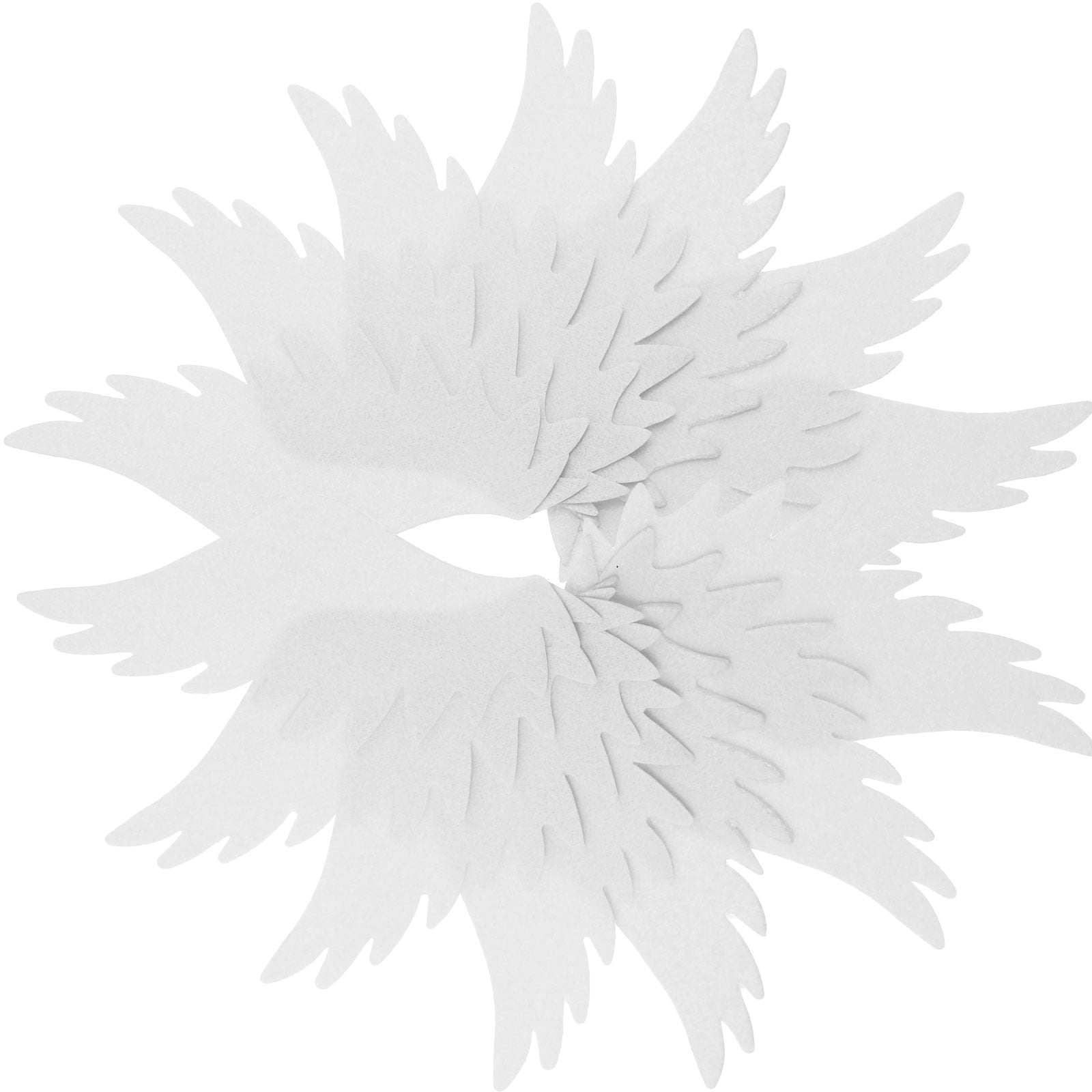 TAILTOSS Rice Paper Cupcake Toppers White Party Food 48Pcs 11.8X7.9X3 ...