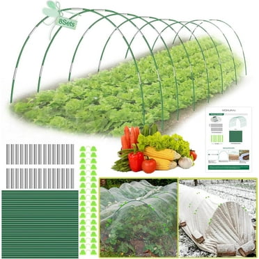 Grusce Greenhouse Hoops,Garden Hoops for Raised Beds,Easy to Install ...