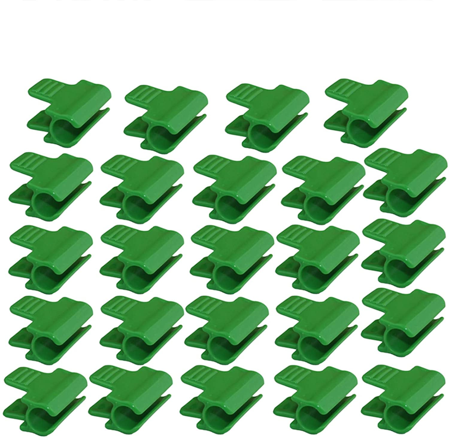 48 Pcs Greenhouse Clamps Film Row Cover, Plastic Netting Tunnel Hoop ...
