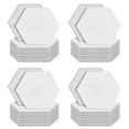 48 Pcs Hexagon Acoustic Panels Beveled Edge Sound Proof Foam Panels ...