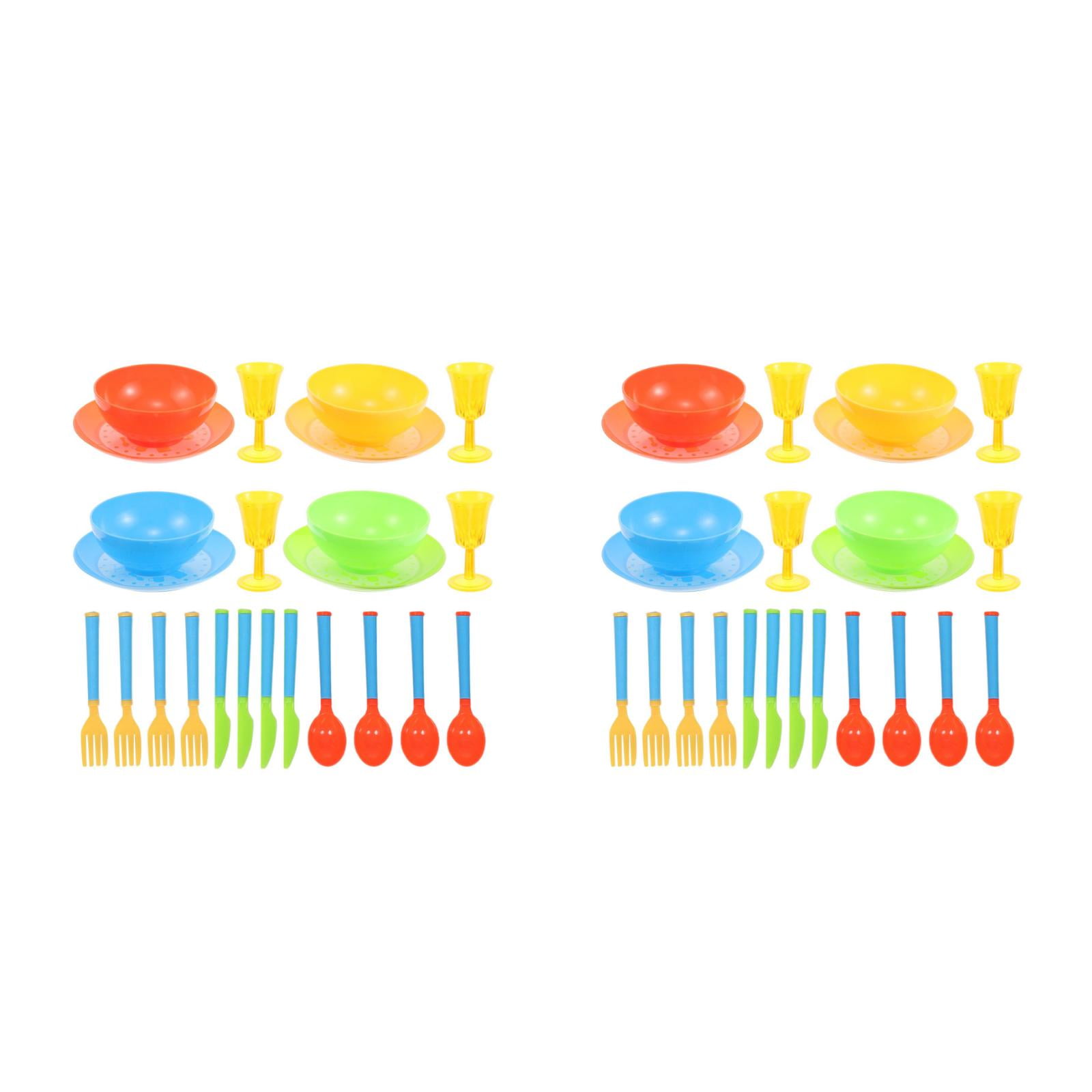 48 Pcs Kids Kitchen Accessories And Tea Set For Girls Toddler Play ...