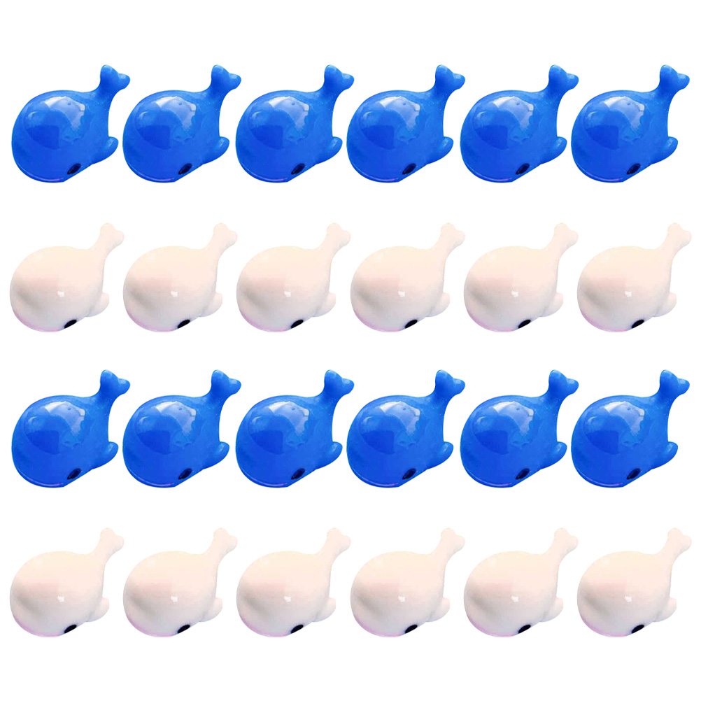 48 Pcs Little Dolphin Ornament Mini Animal Figurines Small Craft ...