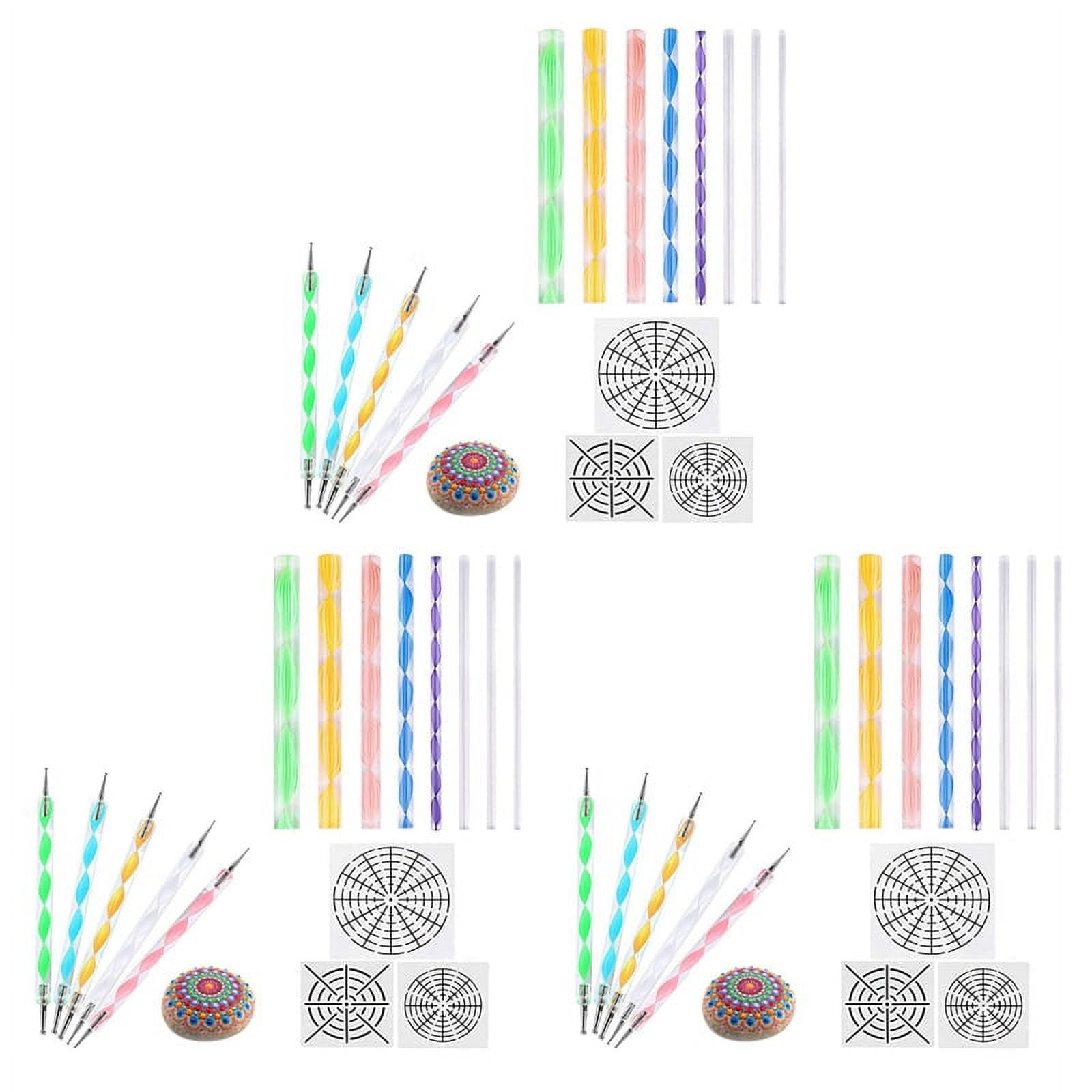 48 Pcs Mandala Dotting Tools for Painting Rocks Stencils Kit Ball ...