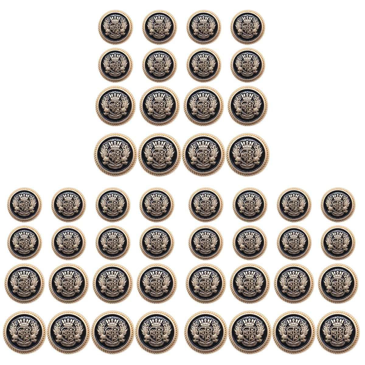 48 Pcs Metal Buttons Coat Replacement Crafts Rivets for Pressure ...