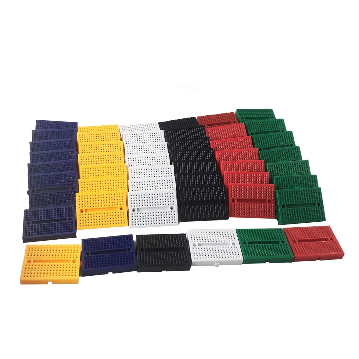 48 Pcs Mini Breadboard 170 Point Solderless Prototype Pcb Board Kit For Arduino Proto Shield