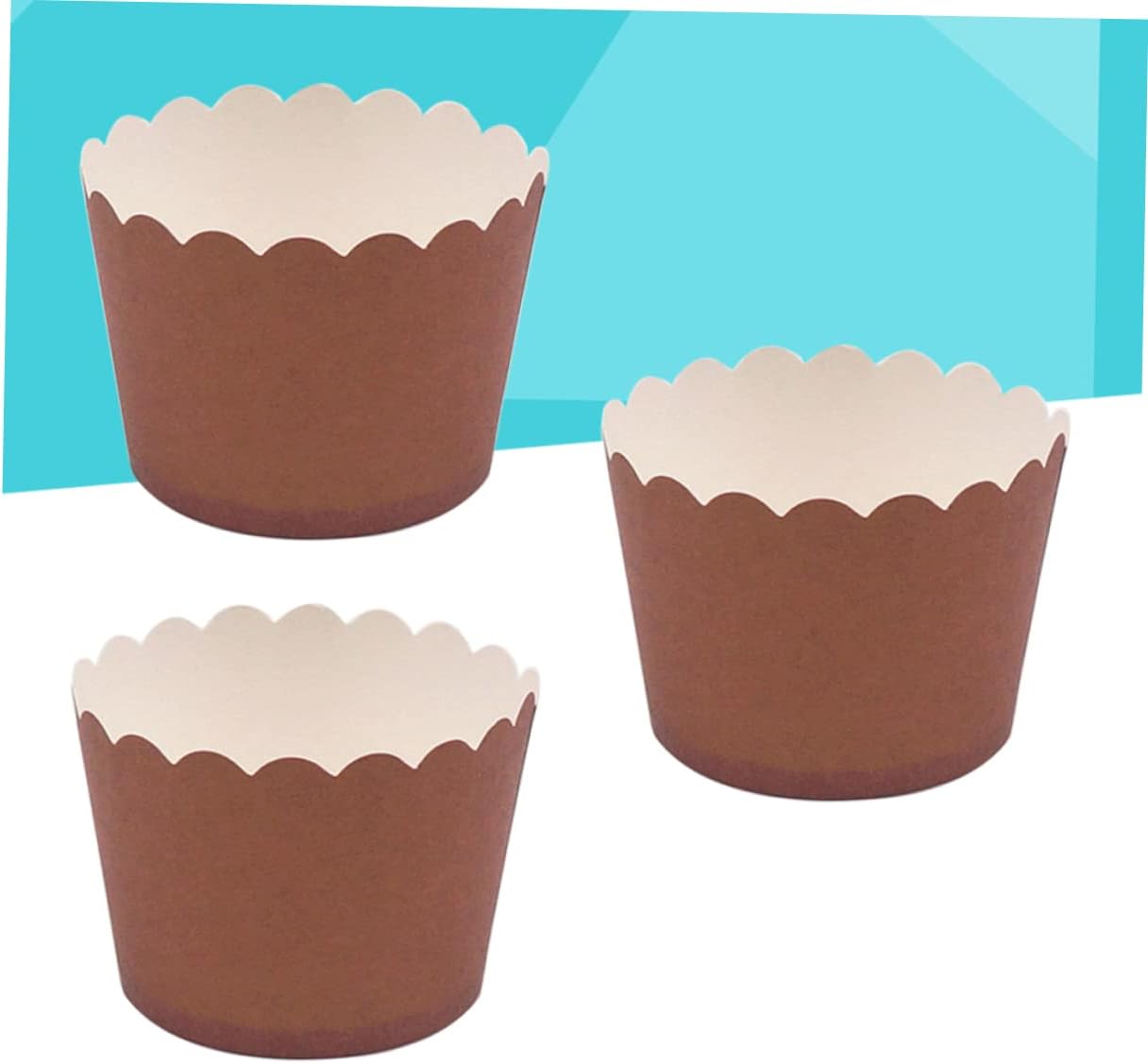 48 Pcs Mini Paper Cups Cup Paper Cups Muffin Cups Paper Ladyfingers ...