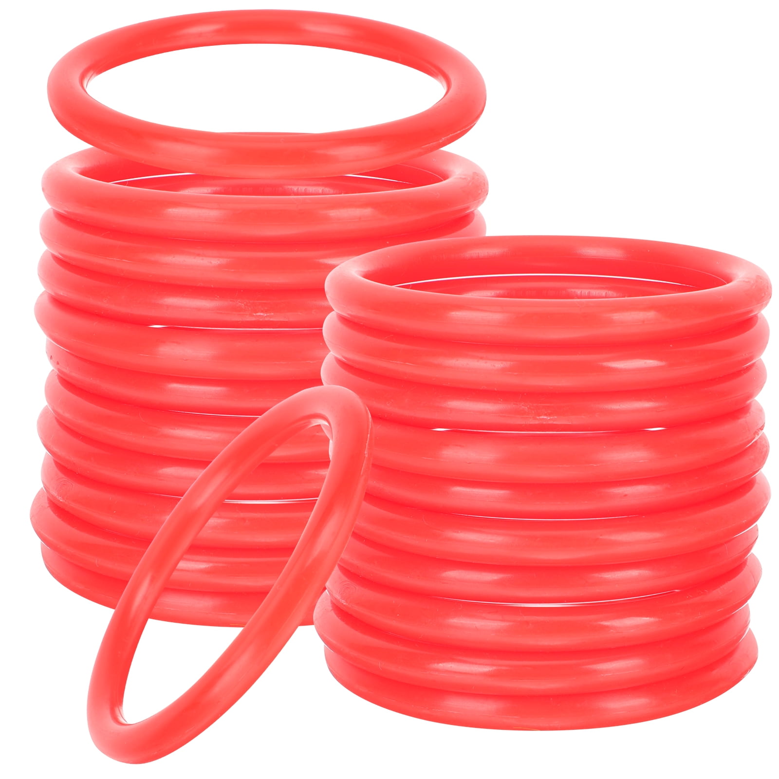 48 Pcs Plastic Toss Rings Carnival Rings Colorful Toss Rings Outdoor ...