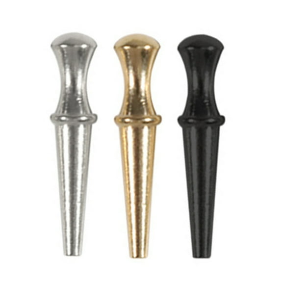 48 Pcs Portable Metal Cribbage Pegs Tapered Designs Cribbage Board Pins ...