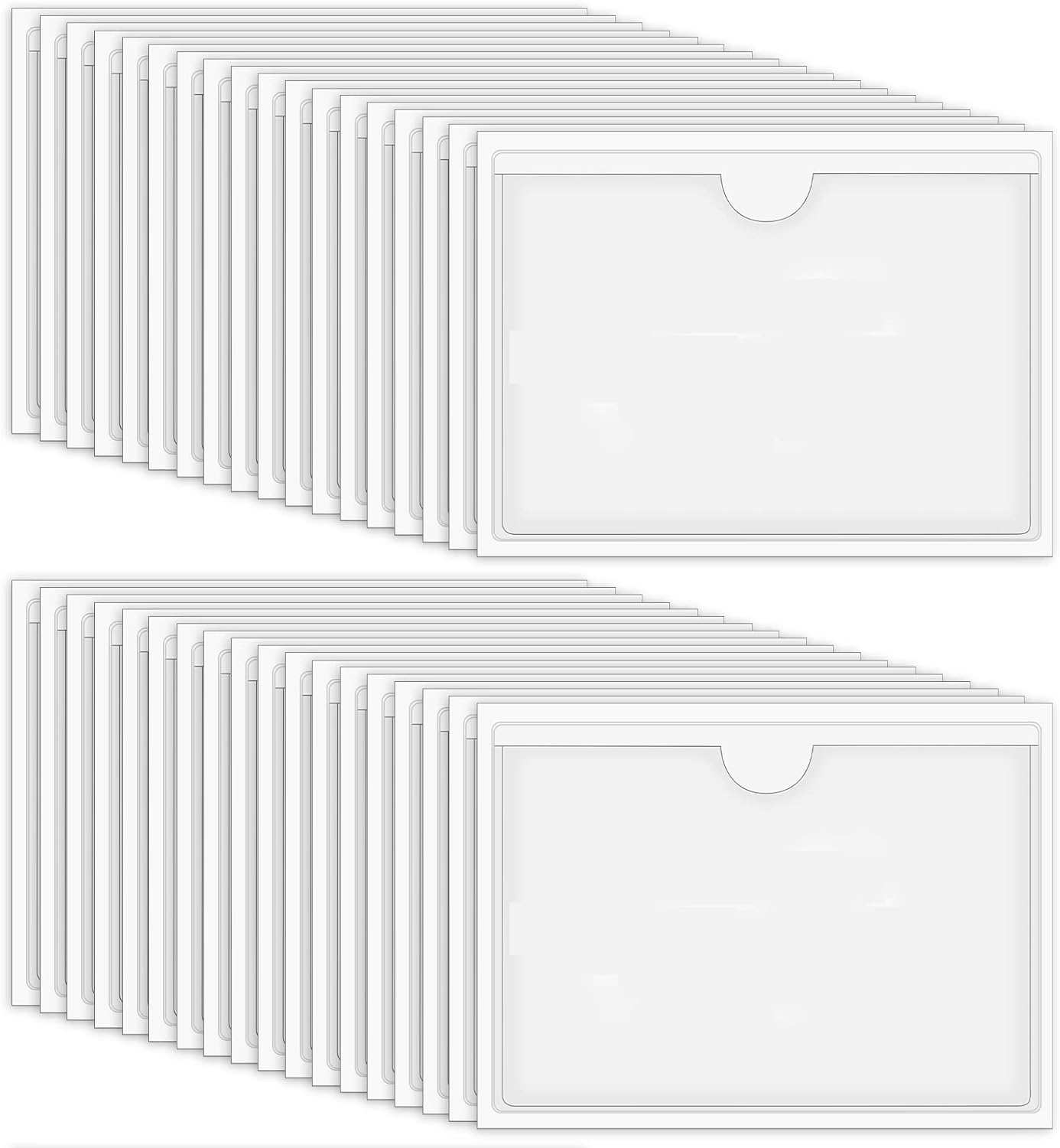 C-Line Self-Adhesive Label Holders, Top Load, 1/2 x 3, Clear, 50/Pack ...