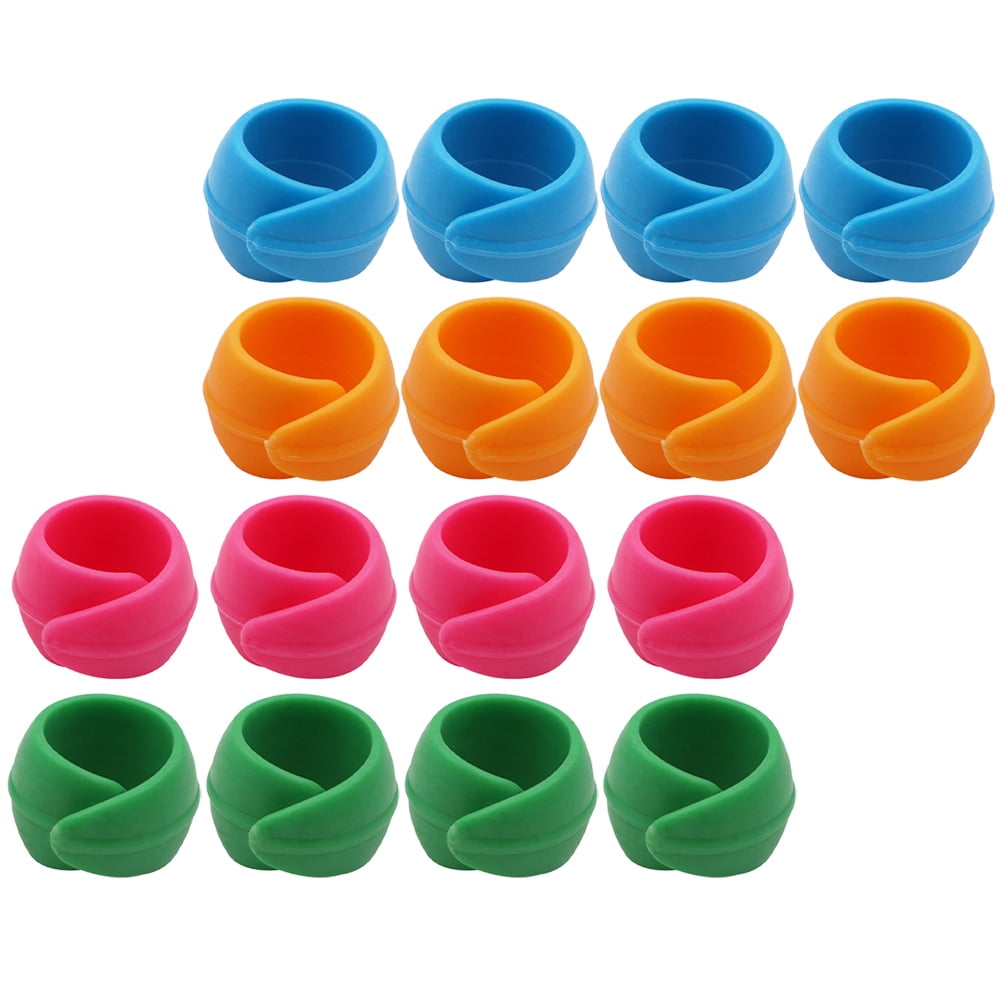 48 Pcs Silicone Bobbin Ring Fabric Accessories Sew Embroidery Yarn ...