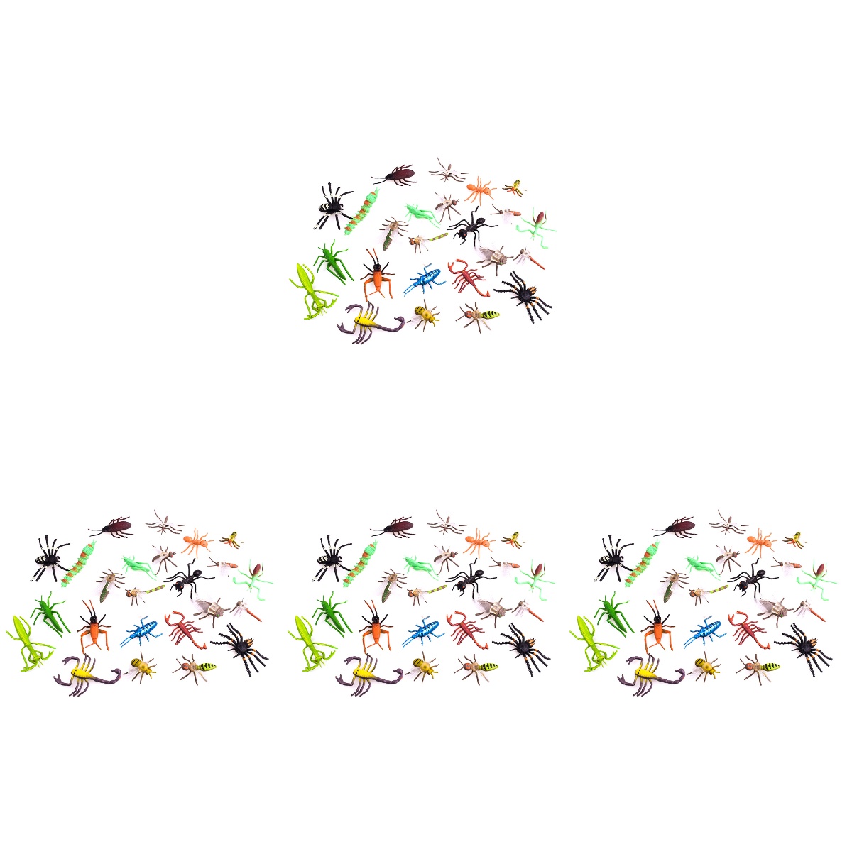 48 Pcs Simulated Insect Model Toys Educational Science Toys Safety Mini ...