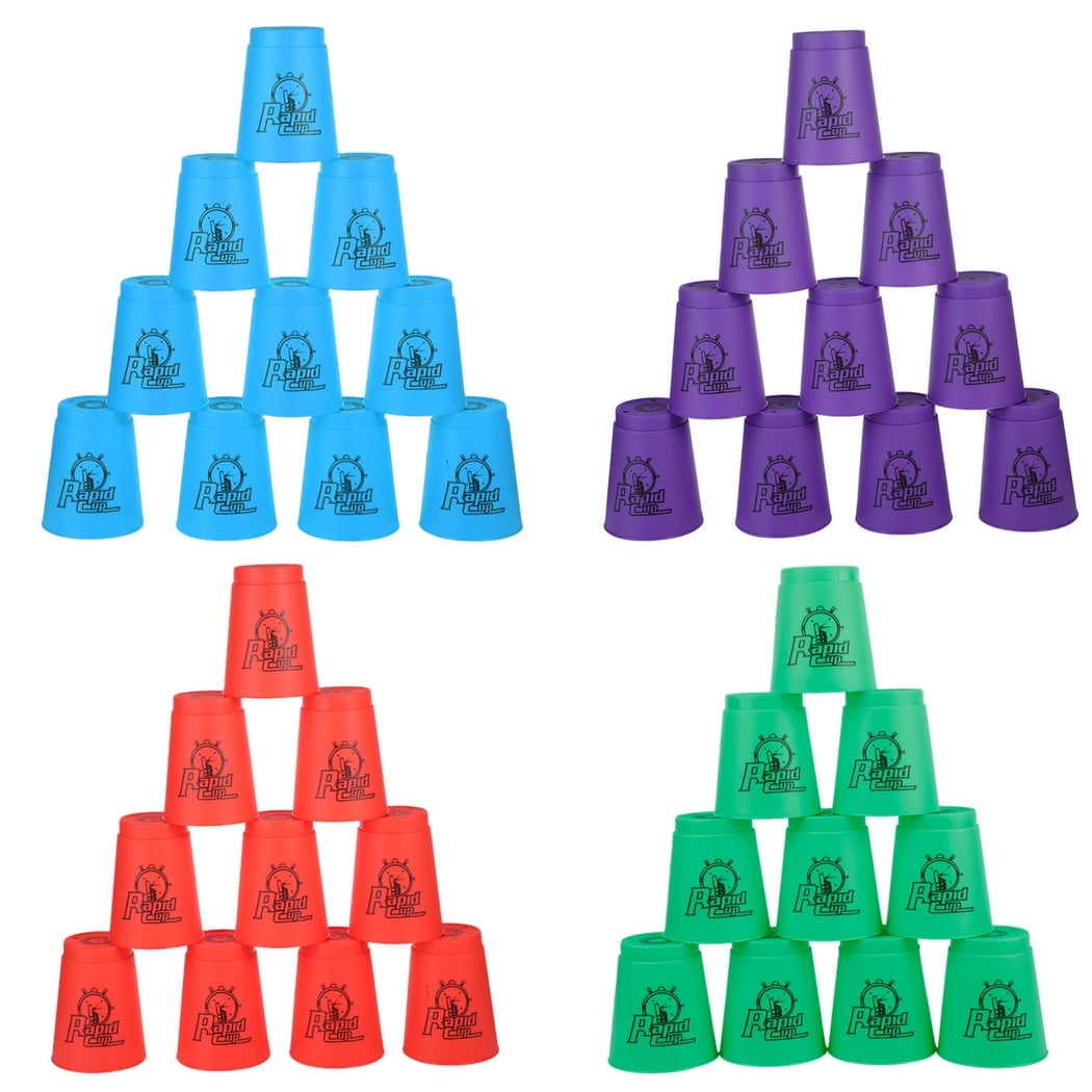 48 Pcs Sports Stacking Cups,Speed Training Game for Challenge ...