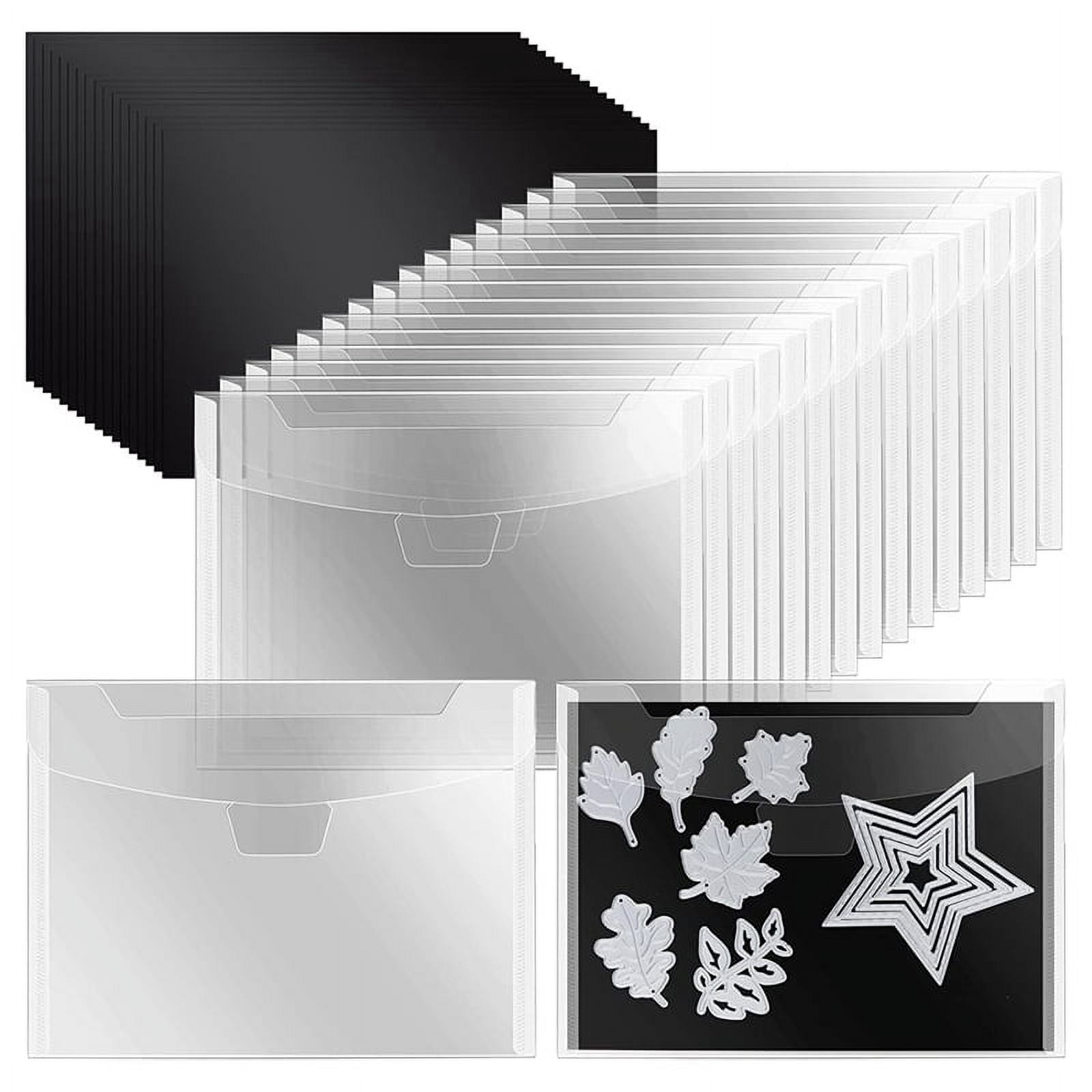 48 Pcs Stamp and Die Storage Pockets with Rubber Magnetic Sheets ...