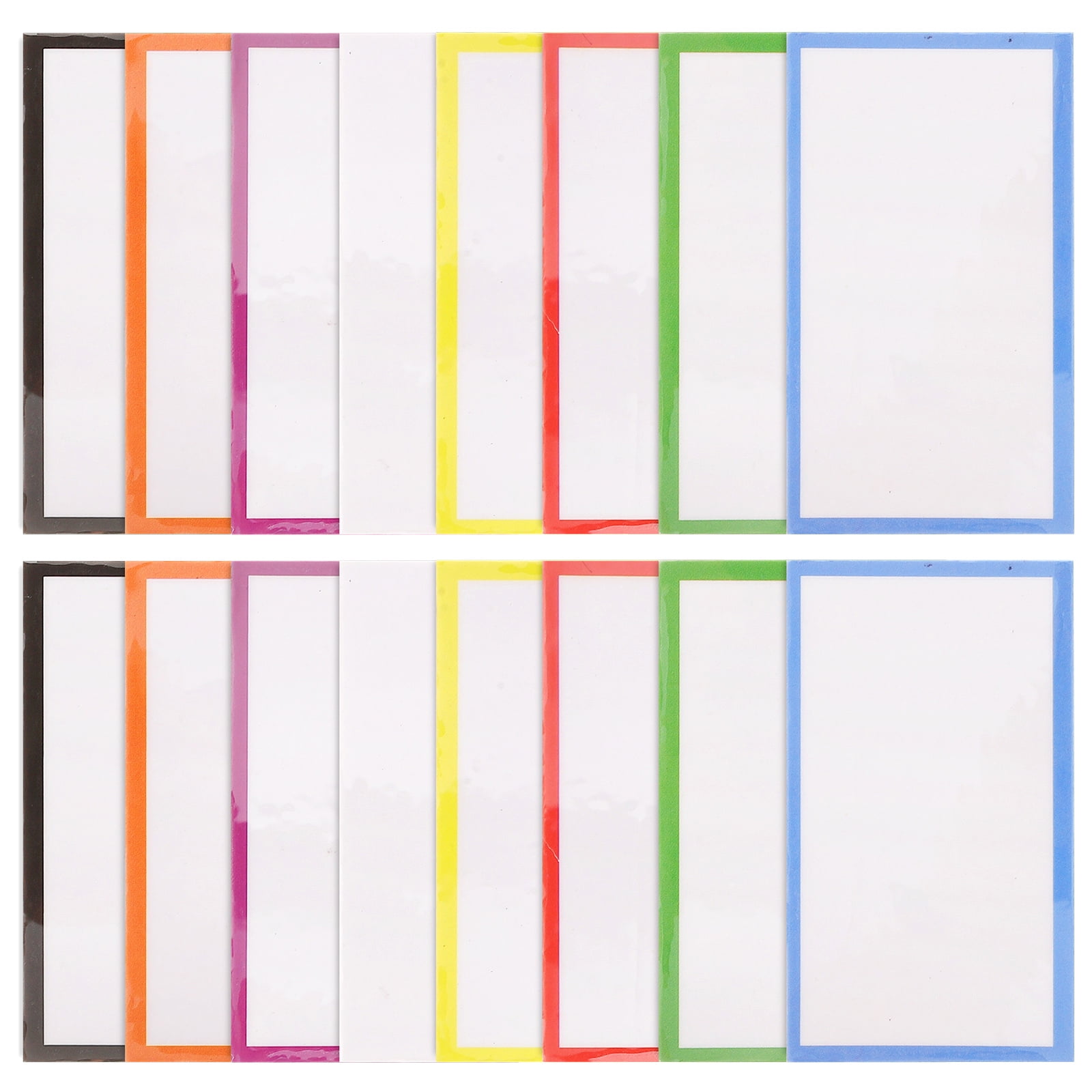 48 Pcs Reusable Magnetic Name Tags with Blank Labels, Household ...