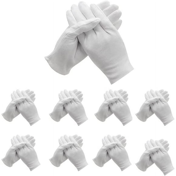 White Cotton Gloves